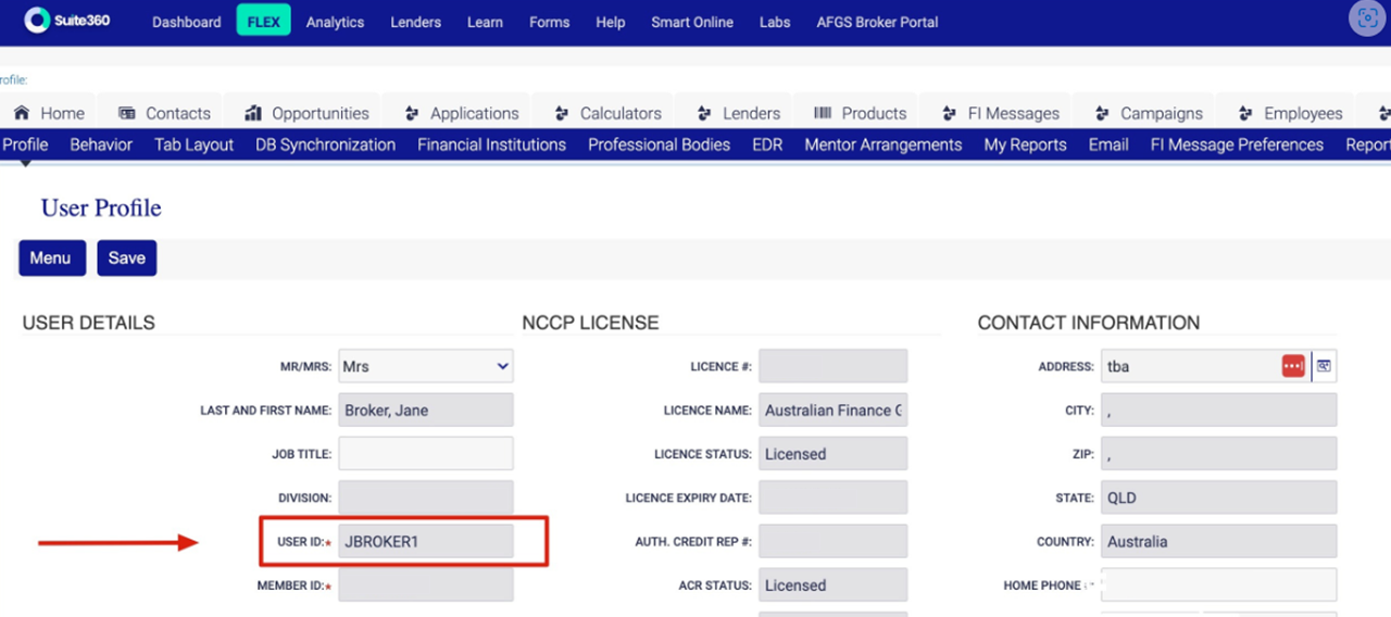 How to Locate Your FLEX ID in Suite360